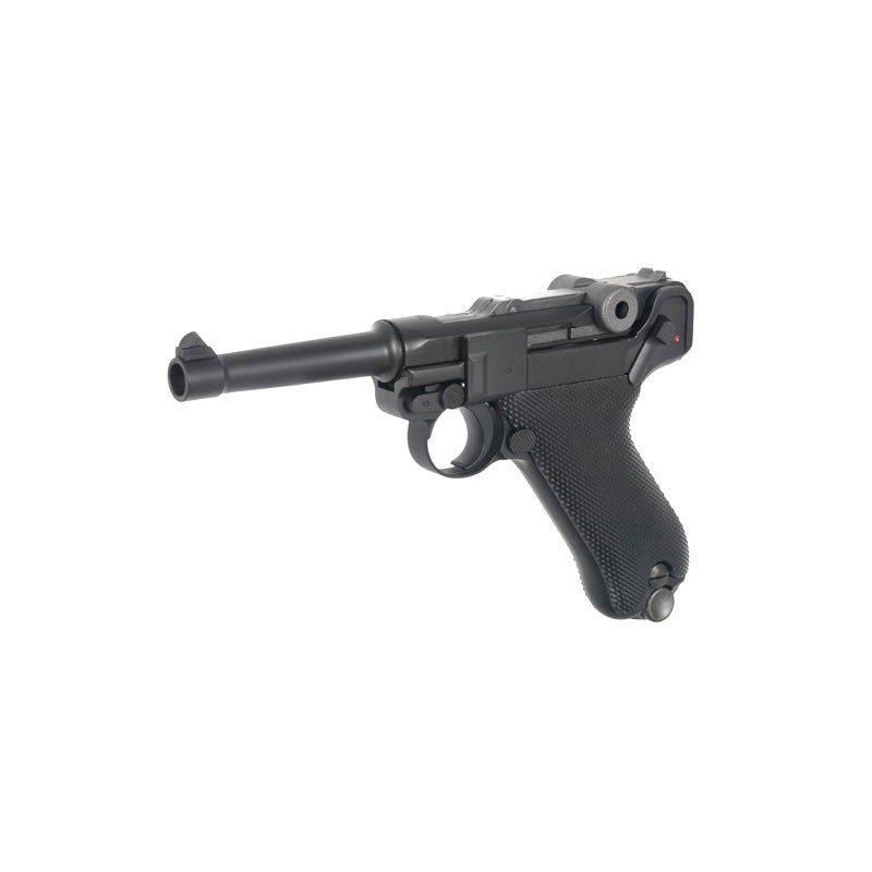 WE Luger P08 (black, 4 inch), Airsoft gun