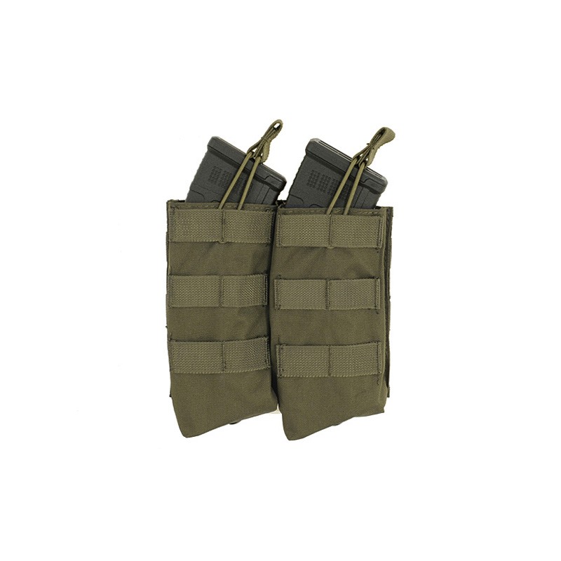 Open Top Double 7.62x39 AK Mag Pouch Compatible with all MOLLE