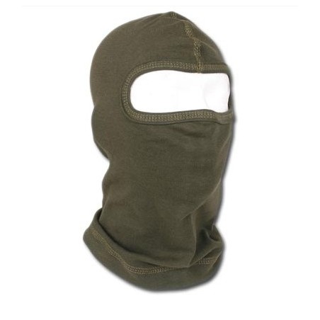 Cotton Balaclava - 1 Hole - OD Green