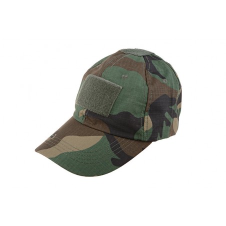 Velcro Patch Baseball Hat Cap Camo Woodland