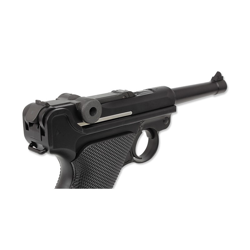 WE Luger P08 (black, 4 inch), Airsoft gun