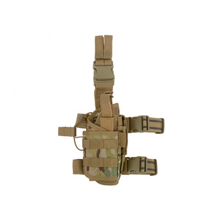 2-WAYS CARRYING TYPE TACTICAL DROP LEG HOLSTER - Multicam