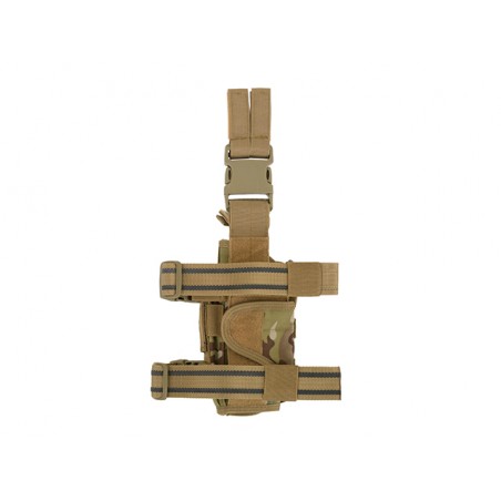 2-WAYS CARRYING TYPE TACTICAL DROP LEG HOLSTER - Multicam