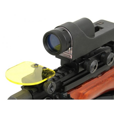 Lens Protector Tactical Scope - Red Dot (Folding Cover w/2 Spare Lens) - DE