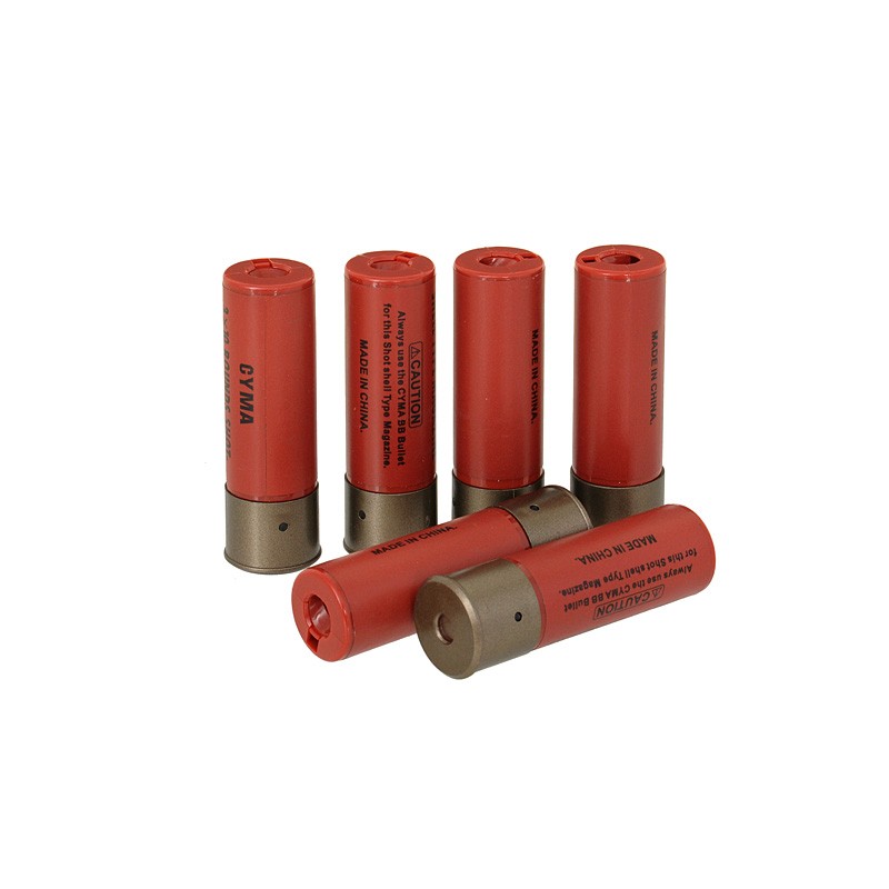 30RD SHELLS FOR AIRSOFT SHOTGUNS (6 PACK) [EE]
