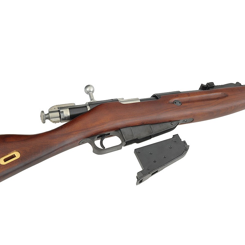 30RD MAGAZINE MOSIN-NAGANT M1891/30 SPRING RIFLE-FULL METAL-REAL WOOD [S&T]