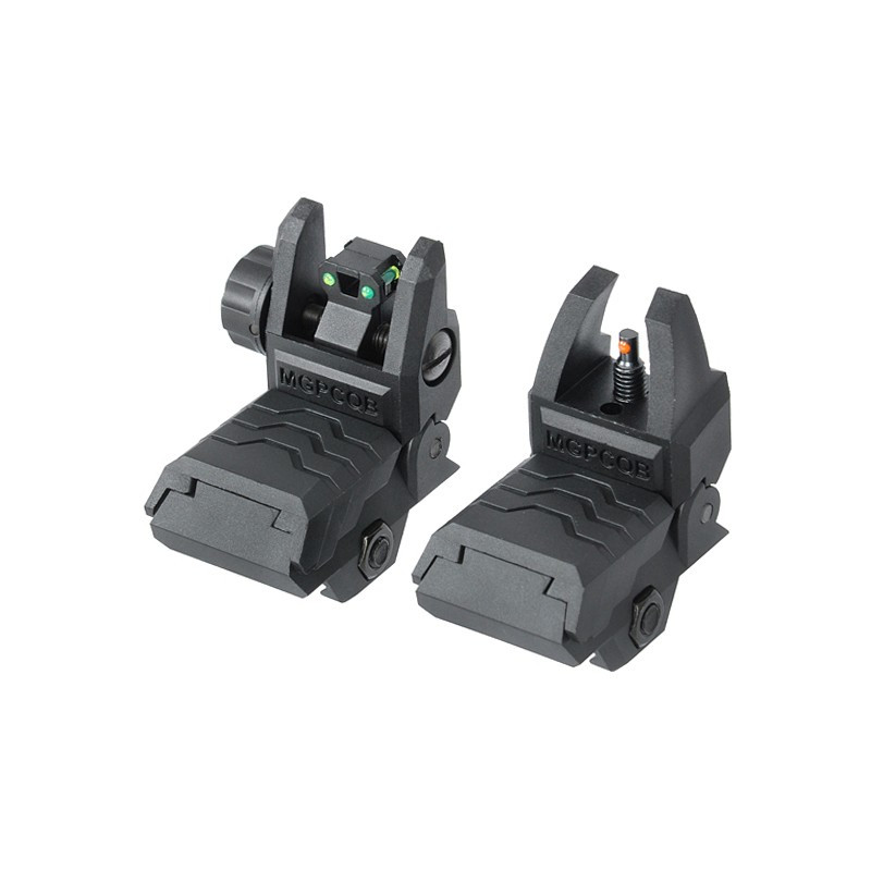 ARMOR BACKUP SIGHT SET - BLACK [MGPCQB]