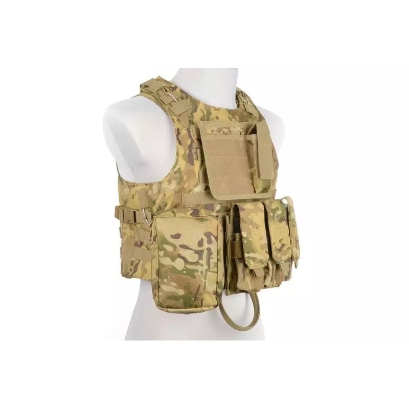 LIGHTWEIGHT AAV FSBE ASSAULT VEST SYSTEM - MULTICAMO