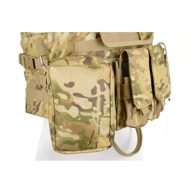 LIGHTWEIGHT AAV FSBE ASSAULT VEST SYSTEM - MULTICAMO
