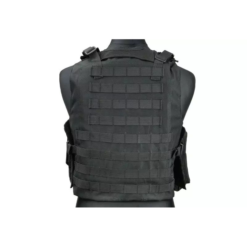 LIGHTWEIGHT AAV FSBE ASSAULT VEST SYSTEM - BLACK