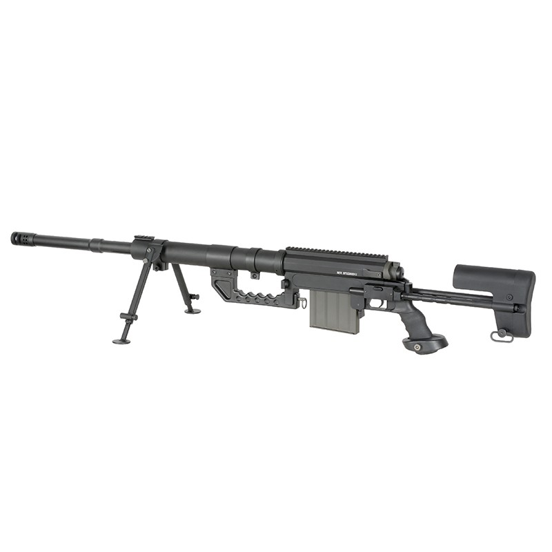 AIRSOFT RIFLE BOLT-ACTION ST200 FULL METAL - BLACK [S&T]