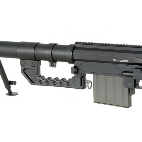 AIRSOFT RIFLE BOLT-ACTION ST200 FULL METAL - BLACK [S&T]