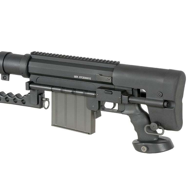 AIRSOFT RIFLE BOLT-ACTION ST200 FULL METAL - BLACK [S&T]