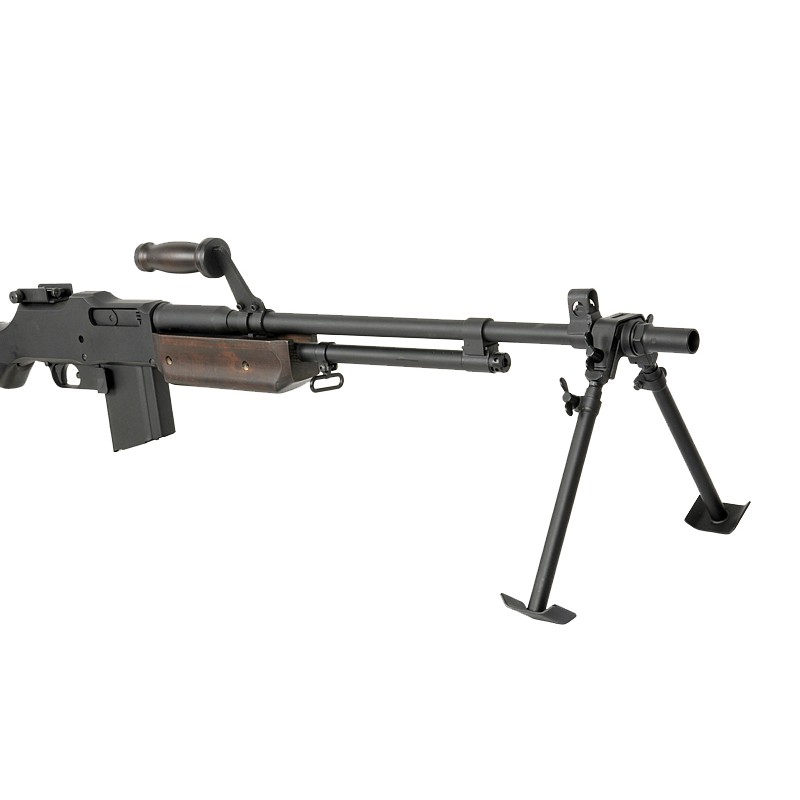 M1918 BAR LIGHT MACHINE GUN REPLICA - REAL WOOD [S&T]