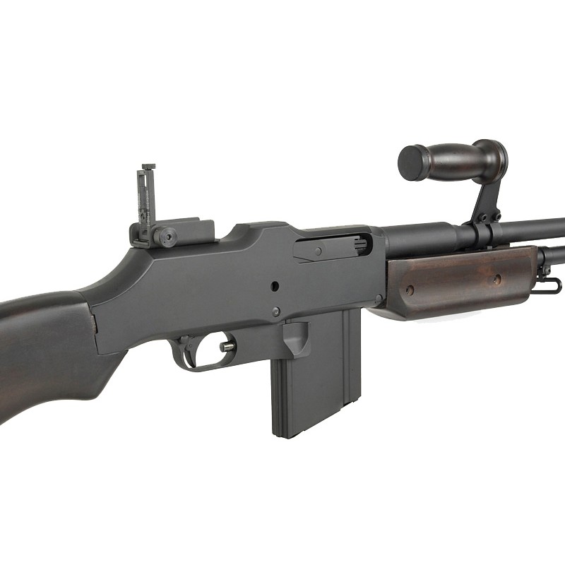M1918 BAR LIGHT MACHINE GUN REPLICA - REAL WOOD [S&T]