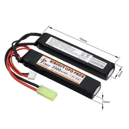 BATTERY LI-PO 3300MAH 7,4V 20C [IPOWER]