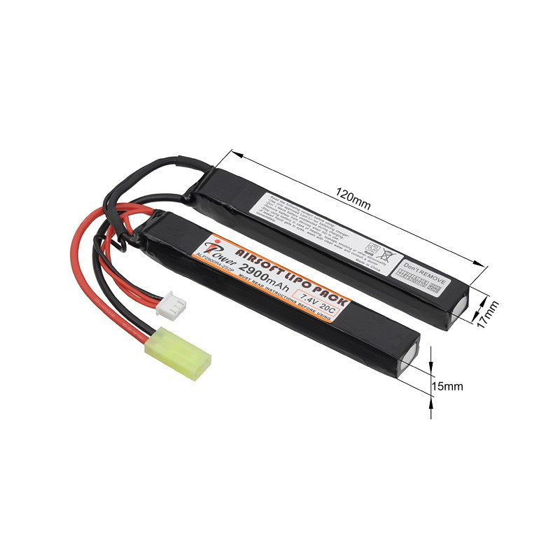 BATTERY LI-PO 2900MAH 7,4V 20C [IPOWER]