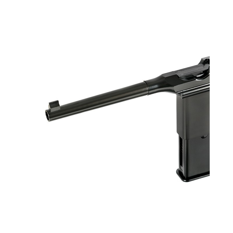 MAUSER C96 "BROOMHANDLE" M712 PISTOL REPLICA W/ SHOULDER STOCK [WE]