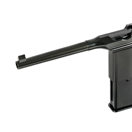 MAUSER C96 "BROOMHANDLE" M712 PISTOL REPLICA W/ SHOULDER STOCK [WE]