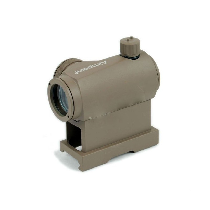 Aimpoint Micro T-1 1X24 Red & Green Dot Scope w/ QD High (Tan)