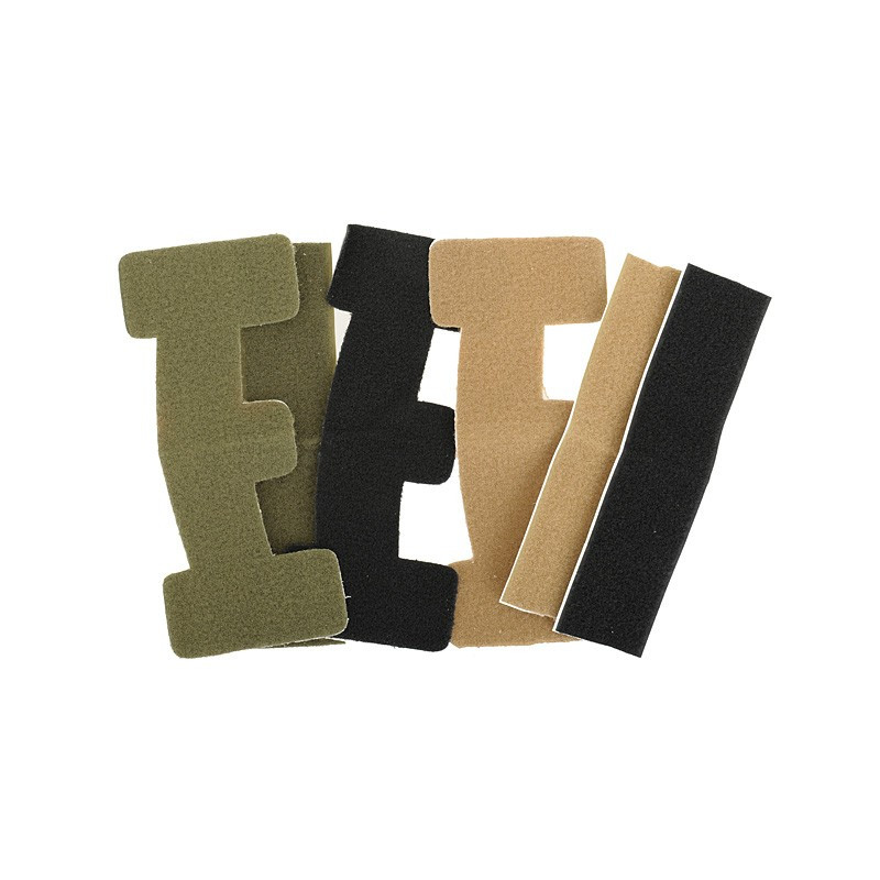 Velcro set for Helmet Mod.1 - Black
