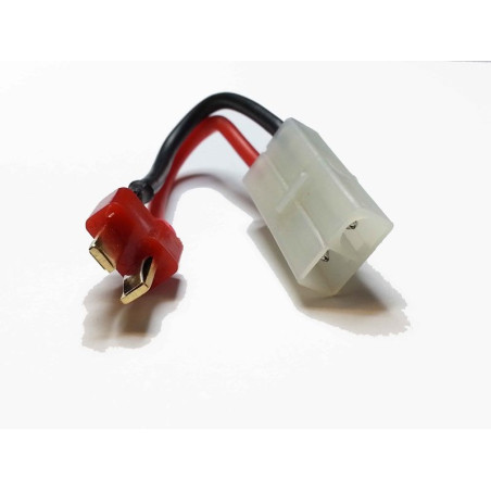 Battery Wire Plug Converter T-shape (male) - Large female plug